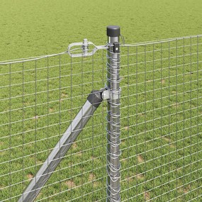 Svařované drátěné ploty s hroty 50 x 1,2 m Pozinkovaná ocel 3352003