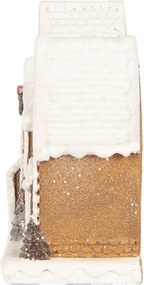 Vánoční dekorace perníkové chaloupky Gingerbread House - 25*6*13 cm
