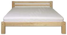 Drewmax Dřevěná postel 160x200 LK105 ořech