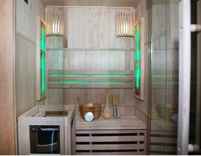BPS-koupelny Finská sauna Relax HYD-3938 120x105, 1-2 osoby