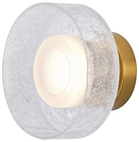 LED Nástěnné svítidlo NIMBUS LED/8W/230V 3000K zlatá/čirá