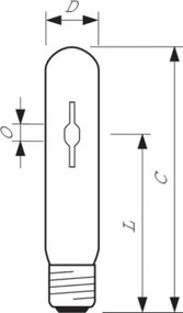 Výbojka Philips MASTER CITYWHITE CDO-TT PLUS 70W/828 E27 teplá bílá 2800K