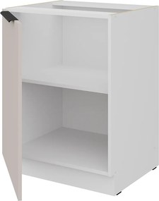 COMO | dolní skříňka 60 D 1F policová | 60 cm | bílá/kašmír