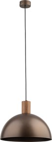 TK Lighting Hnědý závěsný lustr Oslo pro žárovku E27 TK4508
