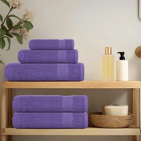 Ručníky do sprchy FROGN 4 ks fialové 70 x 140 cm 360 g/m² 136882