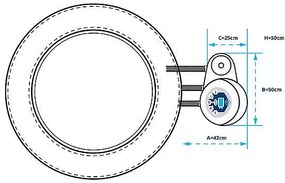 NETSPA Mobilní vířivka SPECIAL SET VITA PREMIUM (1100L)