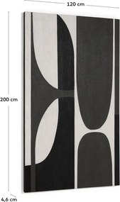 Ručně malovaný obraz na plátně 120x200,5 cm Onure – Kave Home