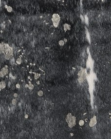 Koberec z umělé hovězí kůže se skvrnami 150 x 200 cm černý / bílý BOGONG Beliani