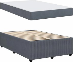 Rám postele Tmavě šedá 120 x 200 cm textil 3398387