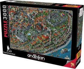 ANATOLIAN Puzzle Hemžení v Istanbulu / 3000 dílků / od 12 let