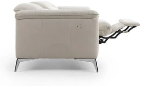 Pregio Italia sofa&relax luxusní polohovací sedačky SOLUTION Provedení: 3 místná 1 el. poloh. + roh. ukončení, Vzorník látek: tekno fibra 04 hazelnut