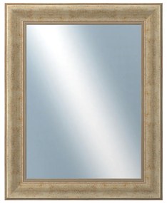 DANTIK - Zarámované zrcadlo - rozměr s rámem cca 40x50 cm z lišty KŘÍDLO malé zlaté patina (2774)