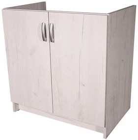 Kuchyně Macháček kuchyňská dřezová skříňka 80 cm Craft bílý