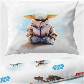 Oboustranné bavlněné ložní povlečení Star Wars - Hvězdné války - motiv Baby Yoda - 100% bavlna - 70 x 90 cm + 140 x 200 cm