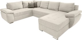 XXXLutz SEDACÍ SOUPRAVA, textil, krémová P & B - Sedací soupravy - 002310003007