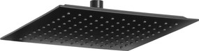 Invena Svart, SLIM dešťová hlavová sprchová hlavice 25 x 25 cm, INV-SC-D1-076-S