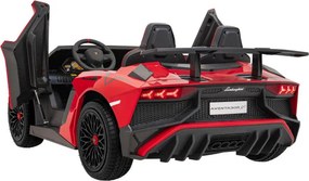 Dětské elektrické autíčko Lamborghini Aventador SV 24 V červené