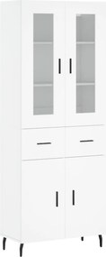 Skříň highboard bílá 69,5 x 34 x 180 cm kompozitní dřevo 3198545