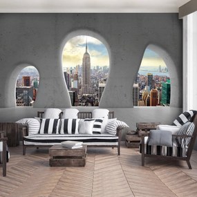 Fototapeta - New York Window View (254x184 cm)