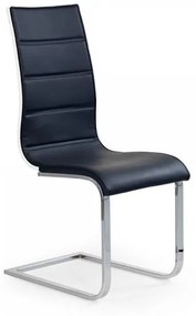 Jídelní židle Aimee / bílá a černá