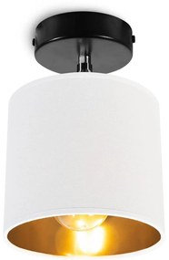 Stropní svítidlo GAMA, 1x bílé textilní stínítko, (možnost polohování)