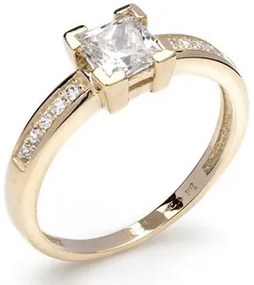 Dámský zásnubní zlatý prsten se zirkony cca 585/2,4gr vel. libovolná 226041117