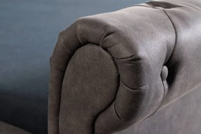 Designová postel Viviano 160 x 200 cm tmavě šedá