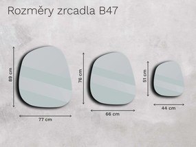Zlaté zrcadlo Base B47 44×51