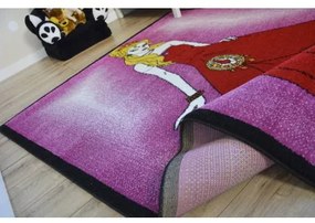 koberec KIDS Princezna růžový C425 velikost 180x270 cm | krásné koberce cz