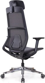 Ergonomická síťovaná kancelářská židle MOSH Airflow 406 – černá