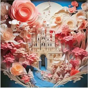 HEYE Puzzle Bílý zámek / Čtvercový formát Paper-Like / 1000 dílků / 56