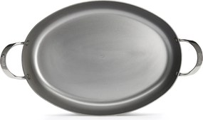 Ocelová oválná pánev de Buyer MINERAL B D.36cm