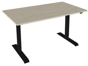 NOBL Dynamic Elektr. nastavitelný polohovací stůl 140x80 Dynamic Dekor stolové desky: akát, Barva podnože: černá