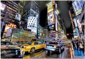 Puzzle noční times square, new york