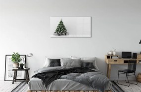 Obraz na skle Vánoční dárky 140x70 cm