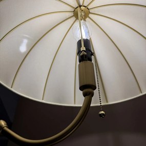 Stojací lampa Elstead Crosby 1x E27 Kartáčované zlato 173 cm
