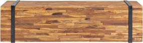 TV stolek 110 x 30 x 32,5 cm masivní teakové dřevo 326173