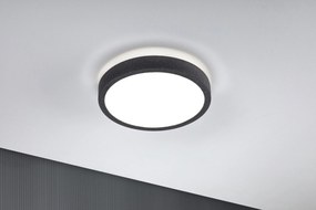 Paulmann 71055 Cosara, textilní stropní svítidlo s korónou, 15W LED 4000K, průměr 30cm, tmavě šedá, IP44