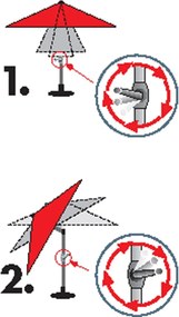 Doppler EXPERT 320 cm šedá - Rozbalené zboží (S293)