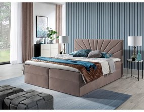 Kontinentální postel Borneo 4, Rozměr postele: 140 x 200 cm, Barva:: Kronos 15