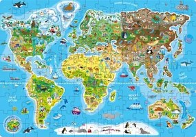 POPULAR Puzzle Mapa světa / 160 dílků