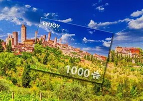 ENJOY Puzzle San Gimignano, Itálie / 1000 dílků / od 14 let