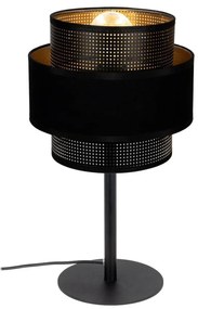 Stolní lampa NESS 1xE27/60W/230V černá