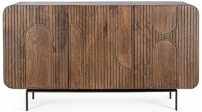BIZZOTTO dřevěný příborník ORISSA hnědý 42x145 cm 0747235
