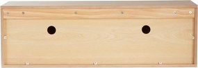 TV stolek v dekoru jasanu v přírodní barvě 120x38x40 cm Sandviken – Jotex
