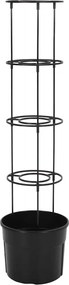 Truhlík na pěstování rajčat antracit Ø 29,5x115 cm polypropylen 152209