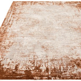 Tribeca Design Kusový koberec Zoom Border Terracotta Rozměry: 160x230 cm