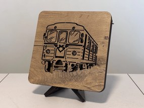 Li-Go "Metro" lampa 19x19cm provedení povrchu: dub