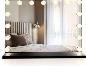 Rea Rea, Zrcadlo LED HOLLYWOOD Black, HOM-12011