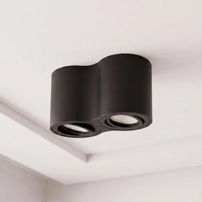 BRILAGI - Bodové svítidlo MIA DOUBLE 2xGU10/30W/230V černá